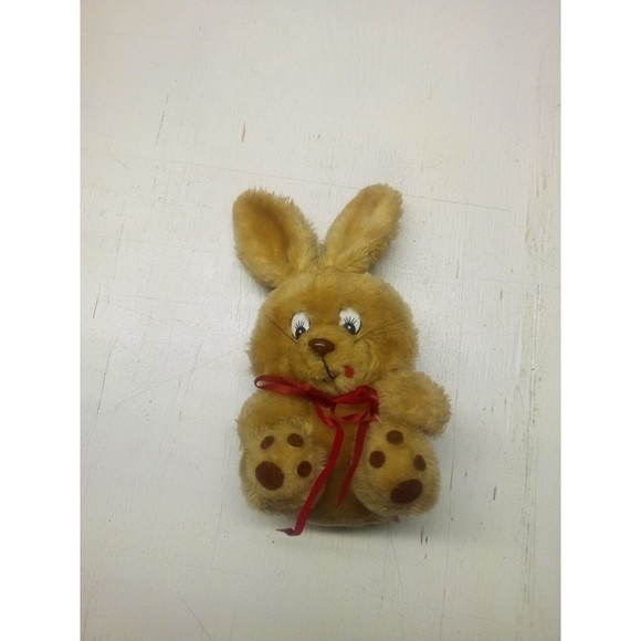 Commonwealth | Toys | Commonwealth Bunny Rabbit Tan Brown Plush Mccrory Stuffed Taiwan 1 Vintage ...